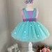 Mermaid Baby Girl Dress: Handmade Tulle Costume, Seashell Details - Etsy