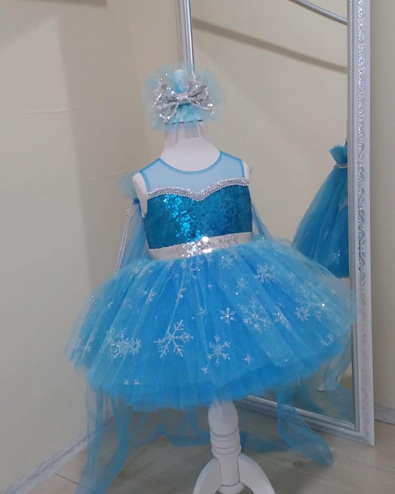 Elsa Costume Elsa Dress Baby Girl Dress Special Occasion - Etsy