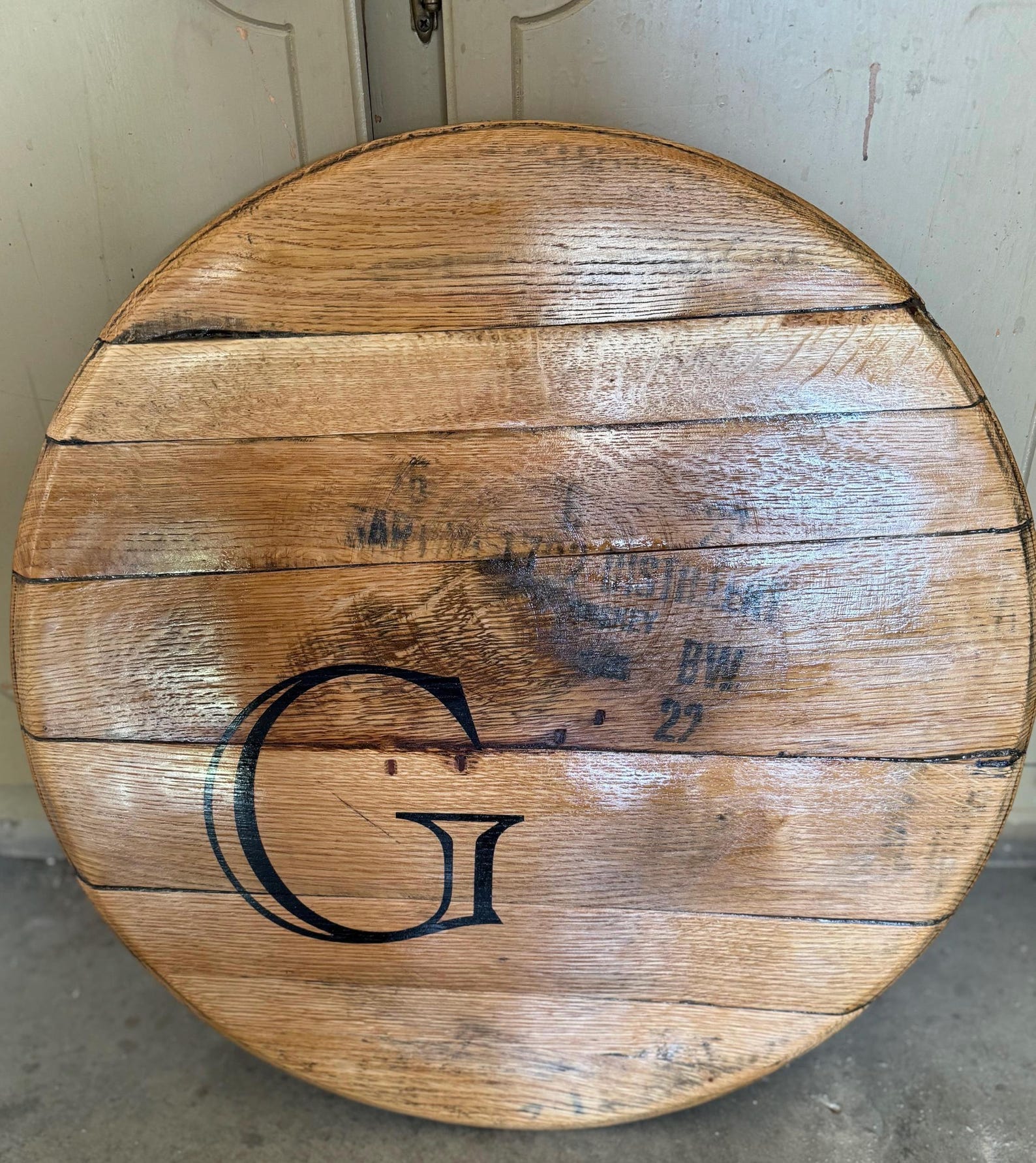 Authentic Whiskey Barrel Lids - Etsy