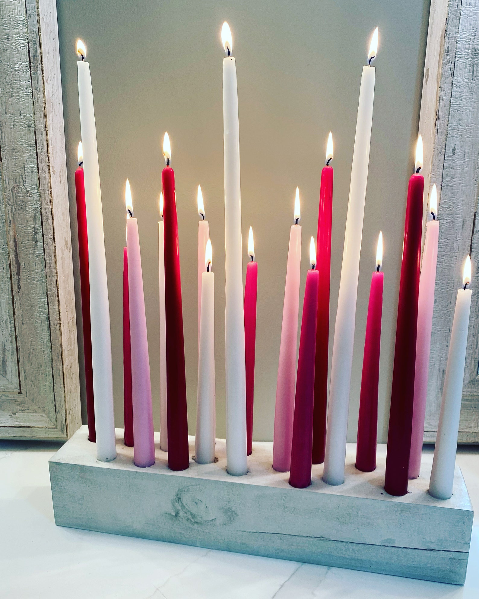 24" Candle Block - Etsy
