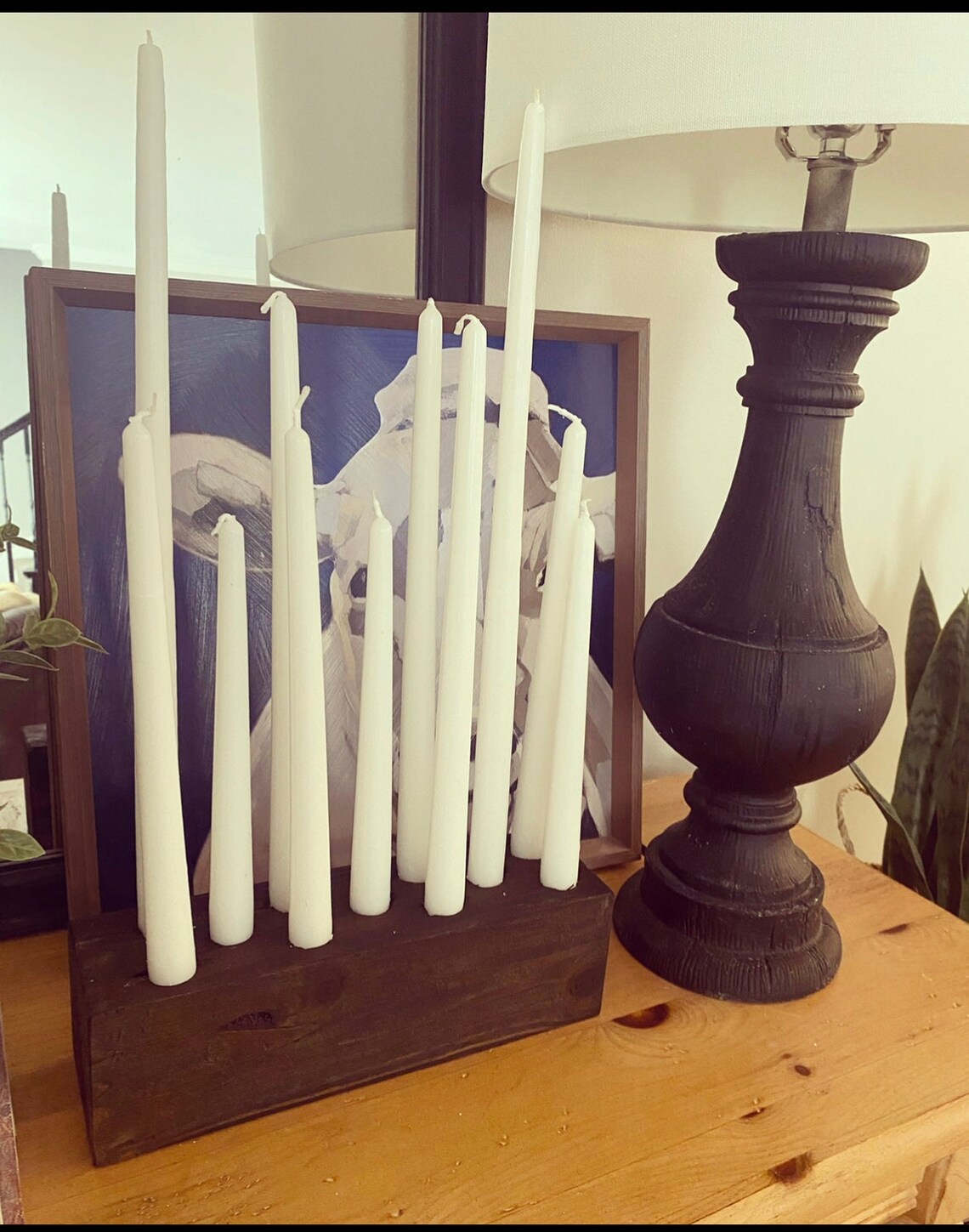 24" Candle Block - Etsy