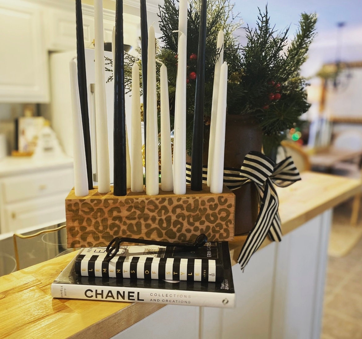 24" Candle Block - Etsy