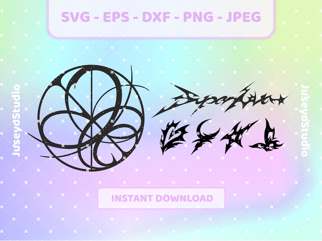 Aespa Supernova Symbols K-pop Svg | Png, Jpg, Eps, Dxf | Aespa Winter ...