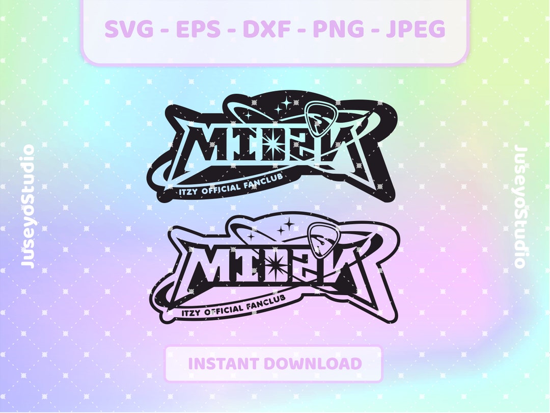 ITZY MIDZY Fandom Logo K-pop Svg | Png, Jpg, Eps, Dxf | ITZY Yeji, Yuna ...