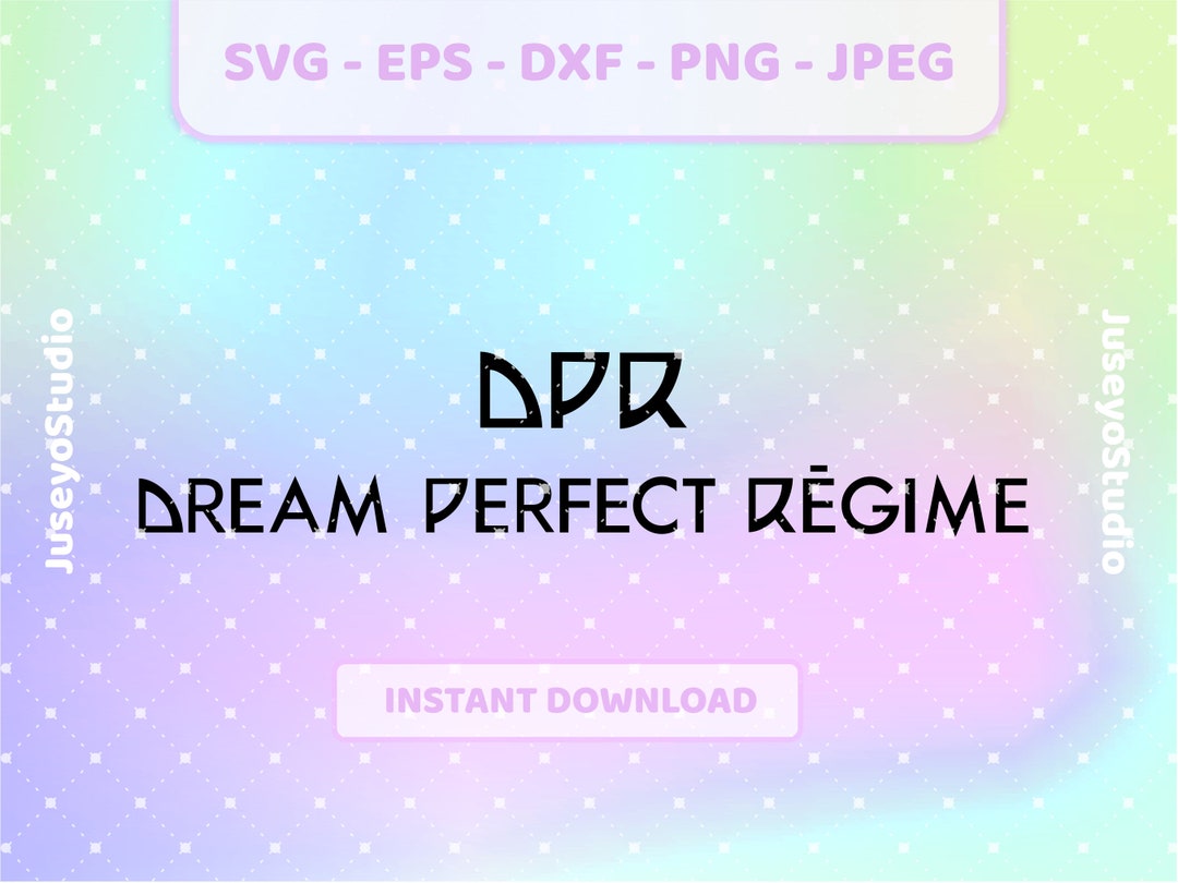 DPR Dream Perfect Regime Logo Svg | Png, Jpg, Eps, Dxf | DPR Ian Cream ...