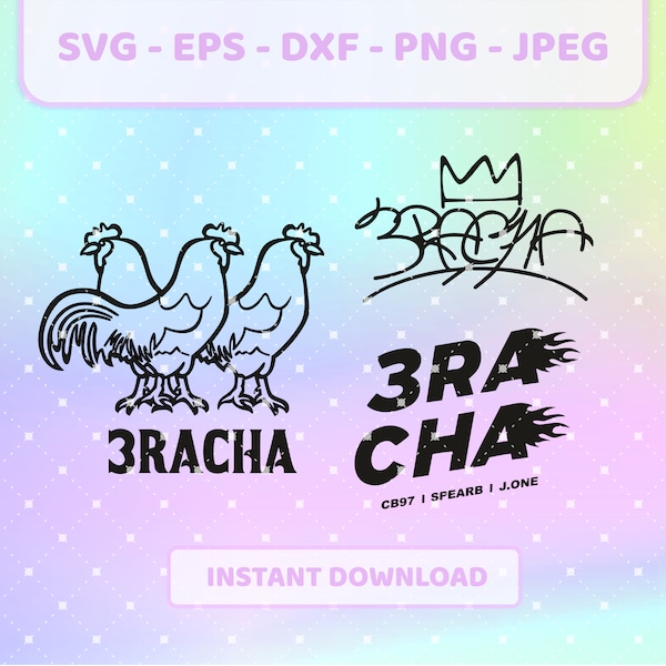 3racha Svg - Etsy