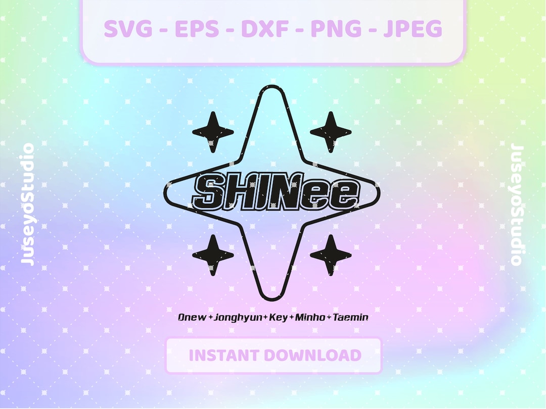 SHINEE is Back Logo Kpop Svg | Png, Jpg, Eps, Dxf | SHINEE Onew ...