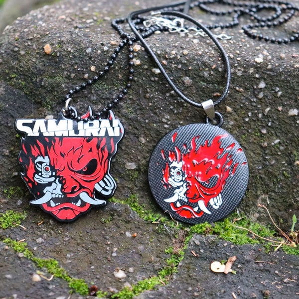 Cyberpunk 2077 Keychain Samurai - Etsy