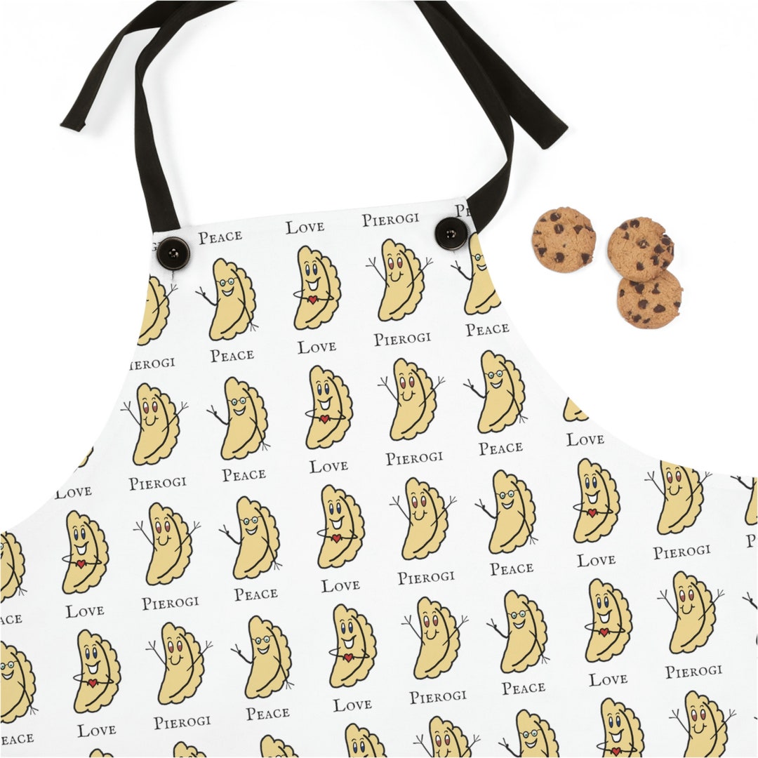 Peace Love and Pierogi Apron - Etsy