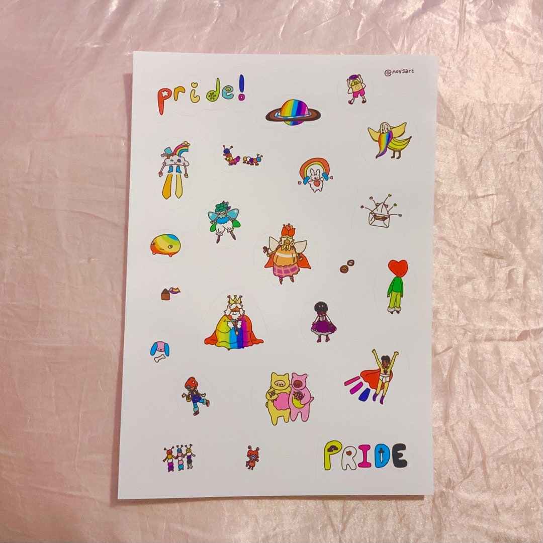 Pride Sticker Sheet - Etsy