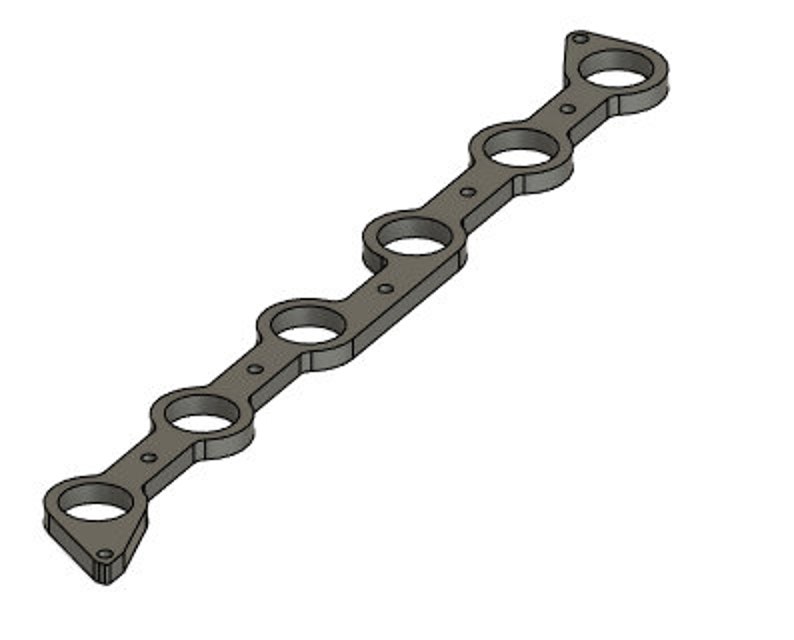 Ford 300 EFI Plenum Flange CAD Model - Etsy