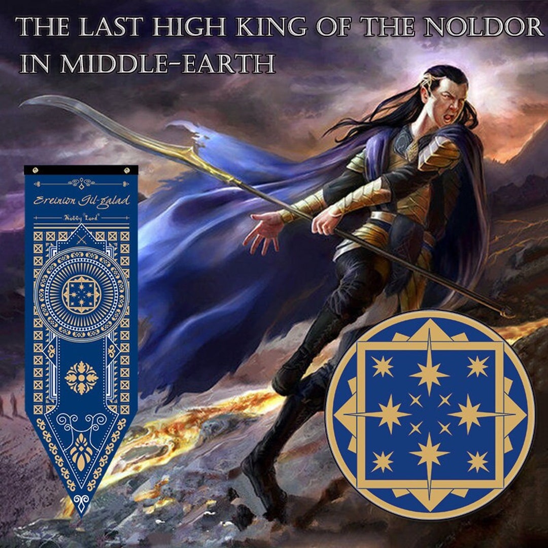 Lord of the Rings Flag Lotr Banner of Gil-galad Elves - Etsy