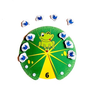 Frog Counting Activity, Preschool Counting, Kindergarten Worksheets ...