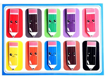 Color Matching & Sorting Activity With Clothespins Fine Motor Skills - Etsy