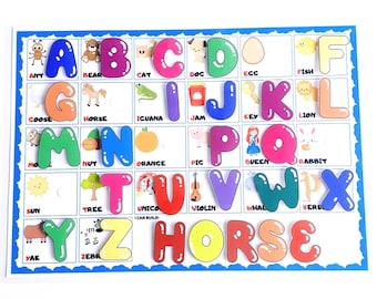 Alphabet Matching Cards, Alphabet Matching Game, Beginning Sounds ...
