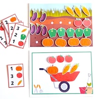 Matching Fruits Flash Cards , Memory Game, Printable Game for ...