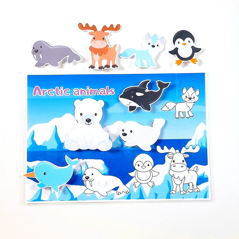Polar Bear Puzzle - Etsy