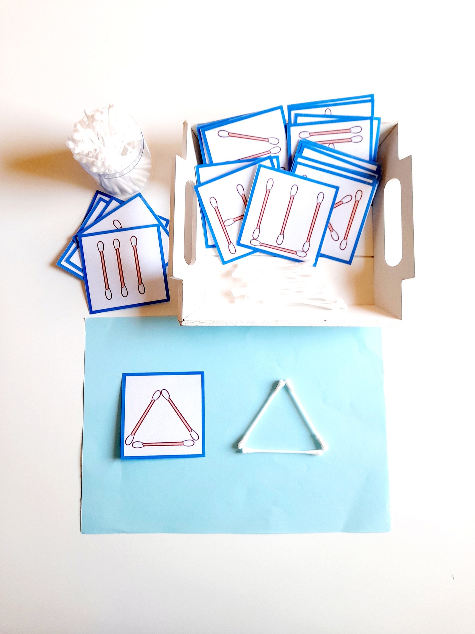 Fine Motor Activities With Q-tip for Preschool and Kindergarten Kids - Etsy