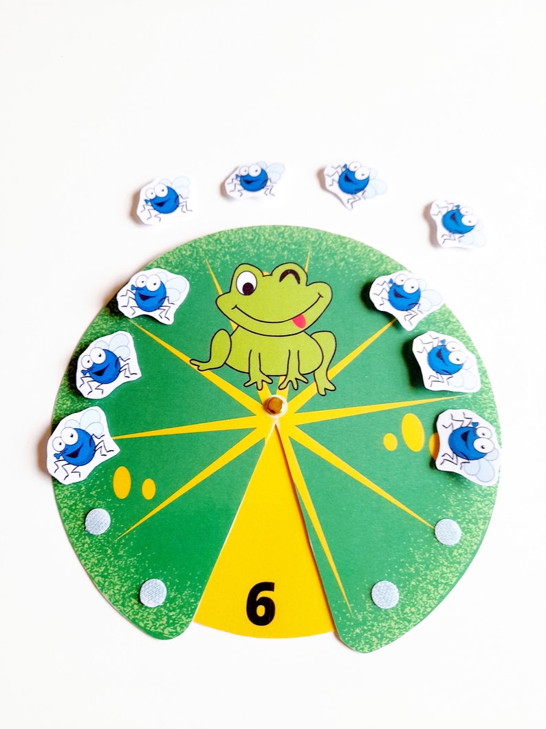 Frog Counting Activity, Preschool Counting, Kindergarten Worksheets ...