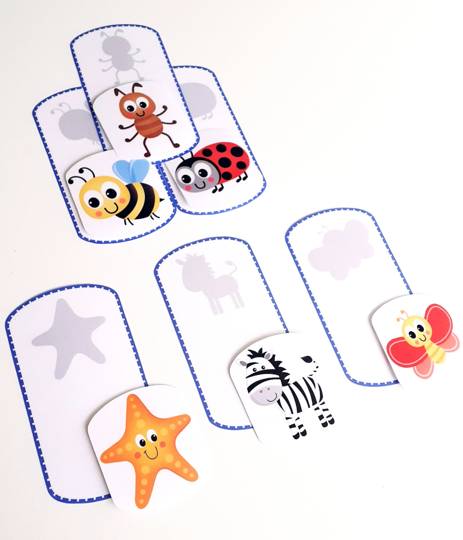 Animal Shadow, Animal Matching, Animal Silhouette, Home School ...