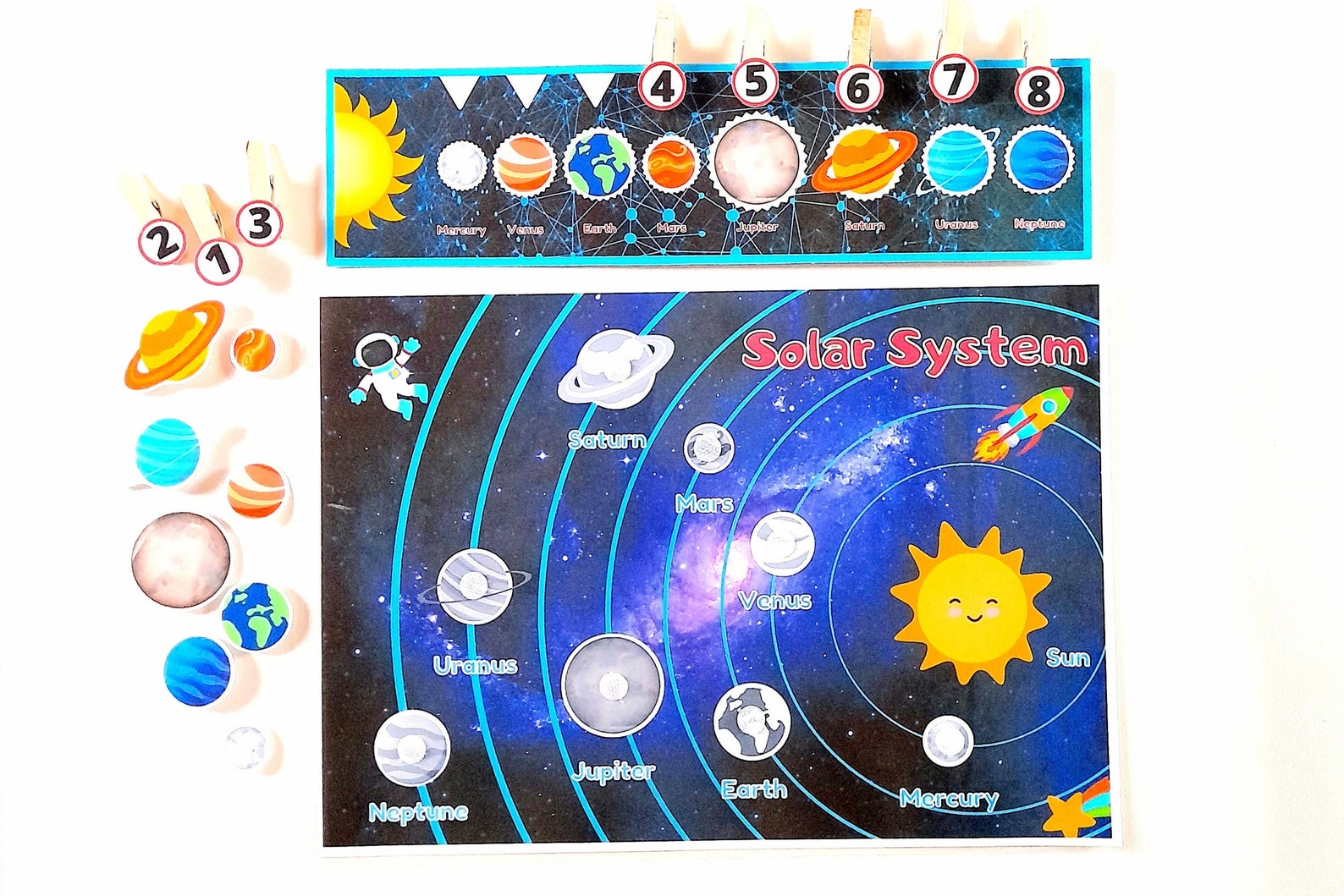 Printable Solar System Matching Activity for Kids - Etsy