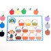 Apple Color Matching Game, Fine Motor Activity - Etsy