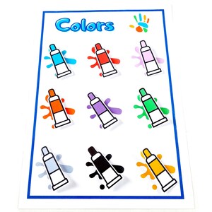 Printable Color Matching Activity for Kids - Etsy