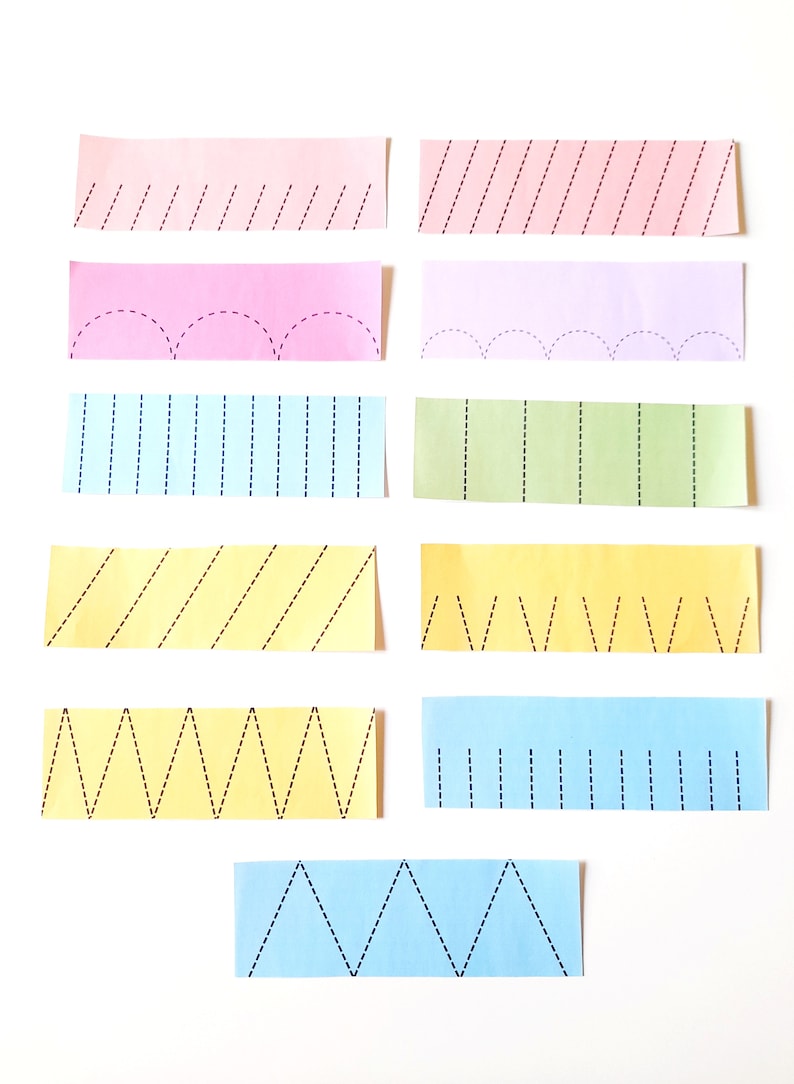 Scissor Skills Exercices Printable Scissor Practice Sheets - Etsy UK