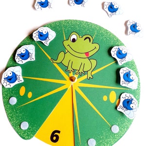 Frog Counting Activity, Preschool Counting, Kindergarten Worksheets ...