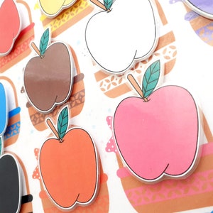 Apple Color Matching Game, Fine Motor Activity - Etsy