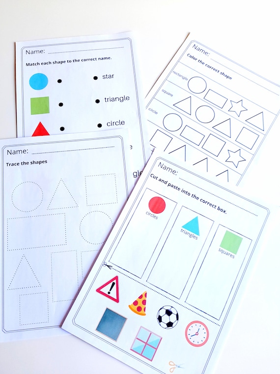 Formes De Base Pour La Maternelle 4 Ateliers Pour Apprendre à Tracer