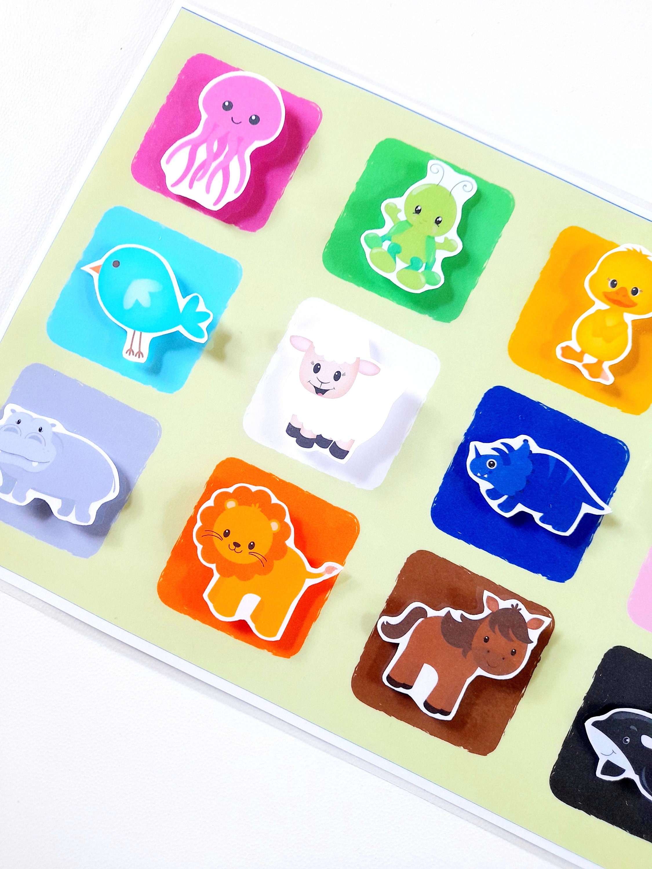 Printable Color Matching Activity for Kids - Etsy