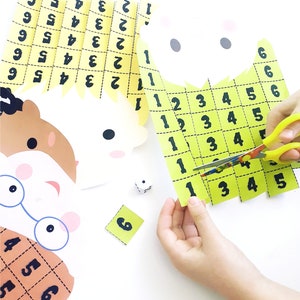 Hair Scissor Skills Activity, Learn Numbers, Cut Activity Worksheets ...