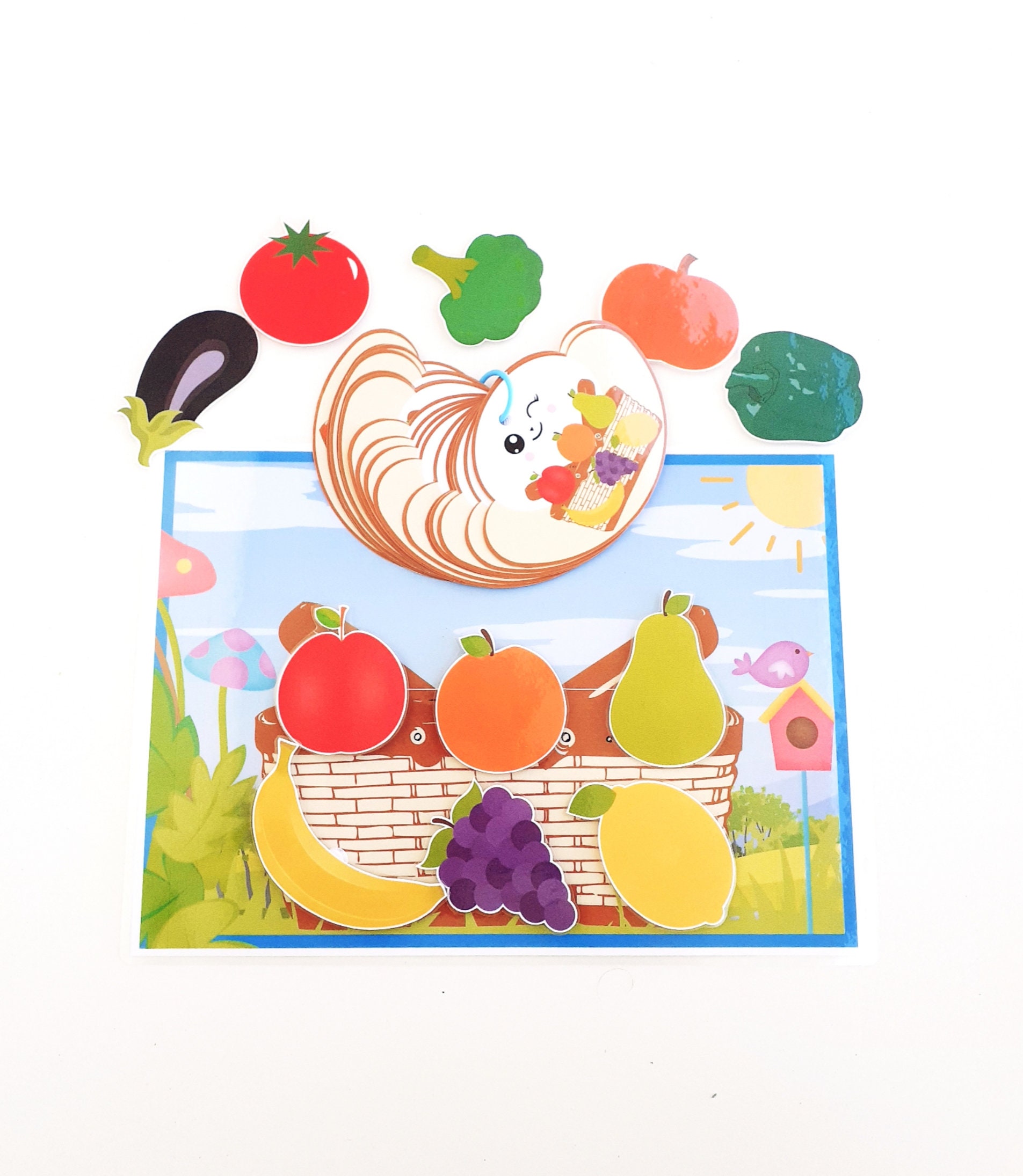 Fruit and Vegetable Pattern Activity Fine Motor Skills - Etsy