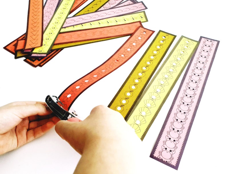 Punch Cards Hole Punch Activity Fine Motor Skills - Etsy