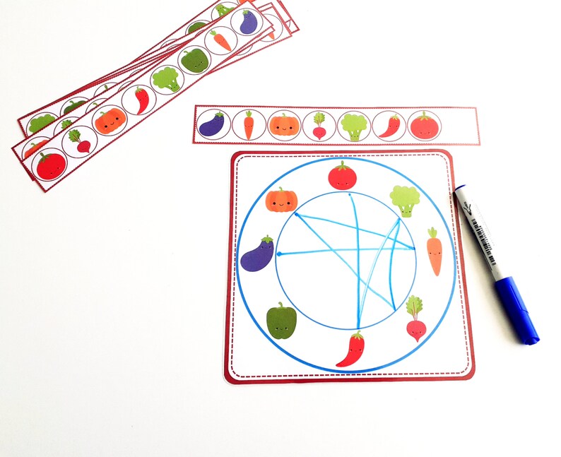 Vegetable Wheel Activity, Fruit and Vegetable Matching - Etsy
