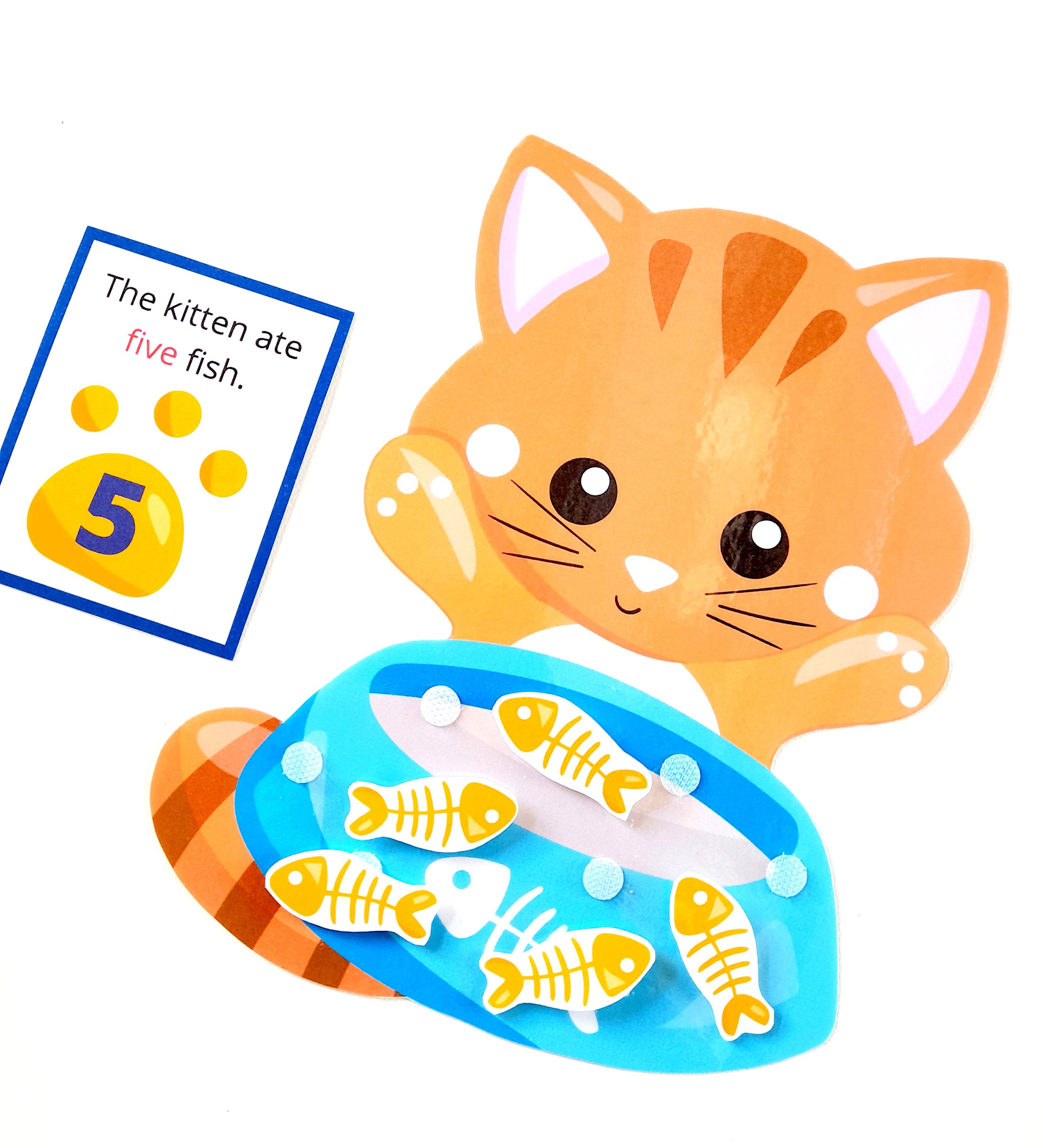 Kitten Counting Activity Numbers 1 to 10 Count for Kids - Etsy