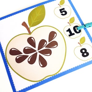 Counting Clips Cards, Counting Activity, Kindergarten Worksheets Math ...