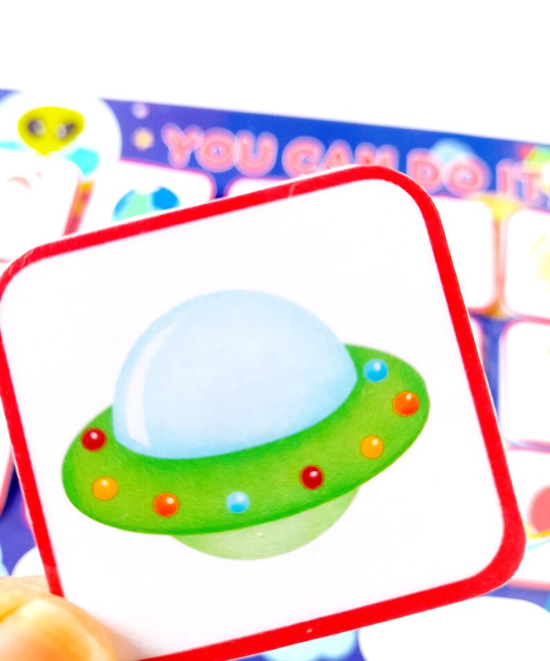 Space Reward Chart Printable Behavior Chart Responsibility - Etsy