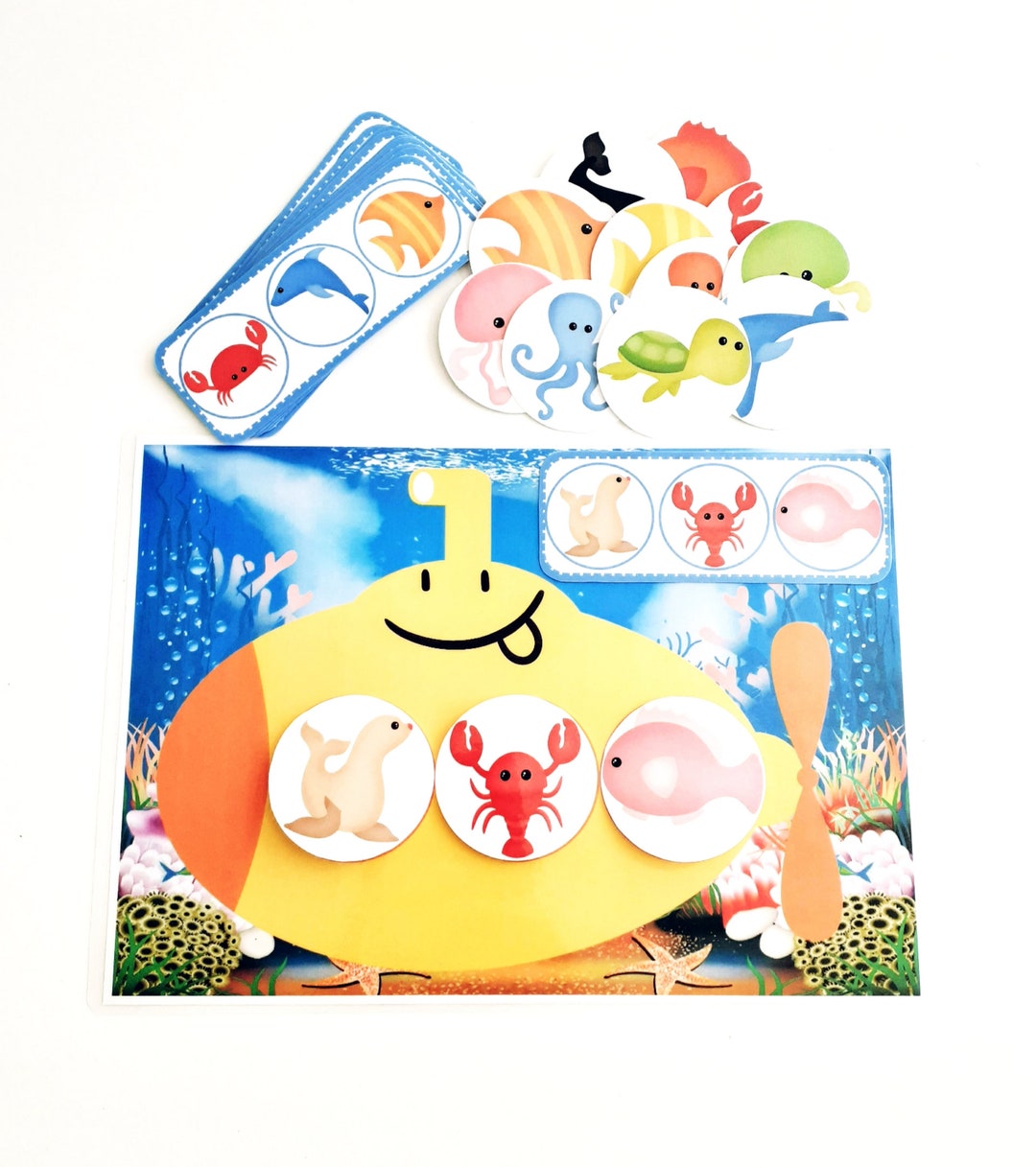 Animal Pattern Activity, Pattern Strips, Animal Matching Game, Busy ...