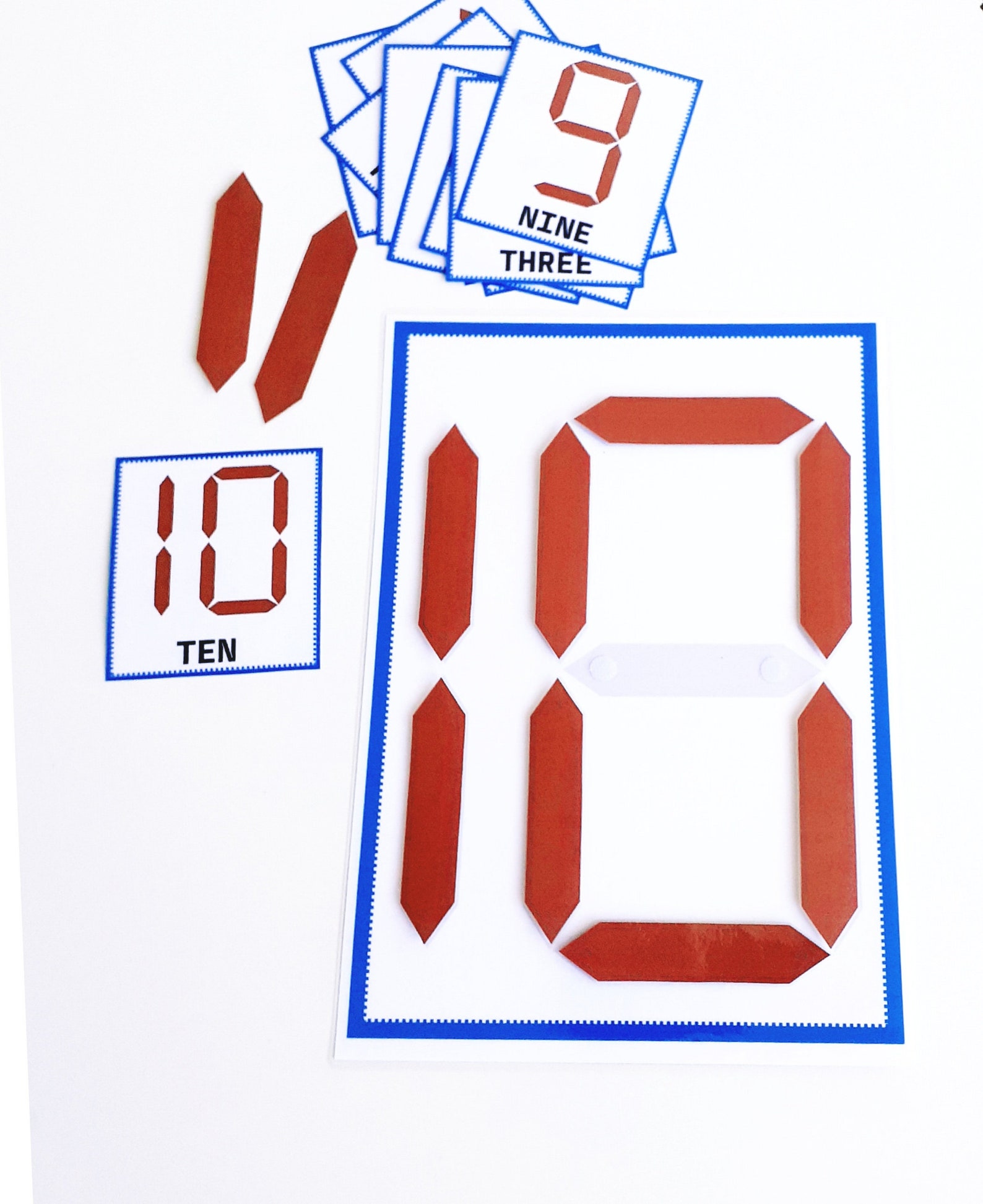 Learn Numbers 1 to 10 Digital Numbers 1 to 10 Number - Etsy