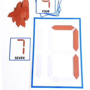 Learn Numbers 1 to 10, Digital Numbers 1 to 10, Number Matching Game - Etsy