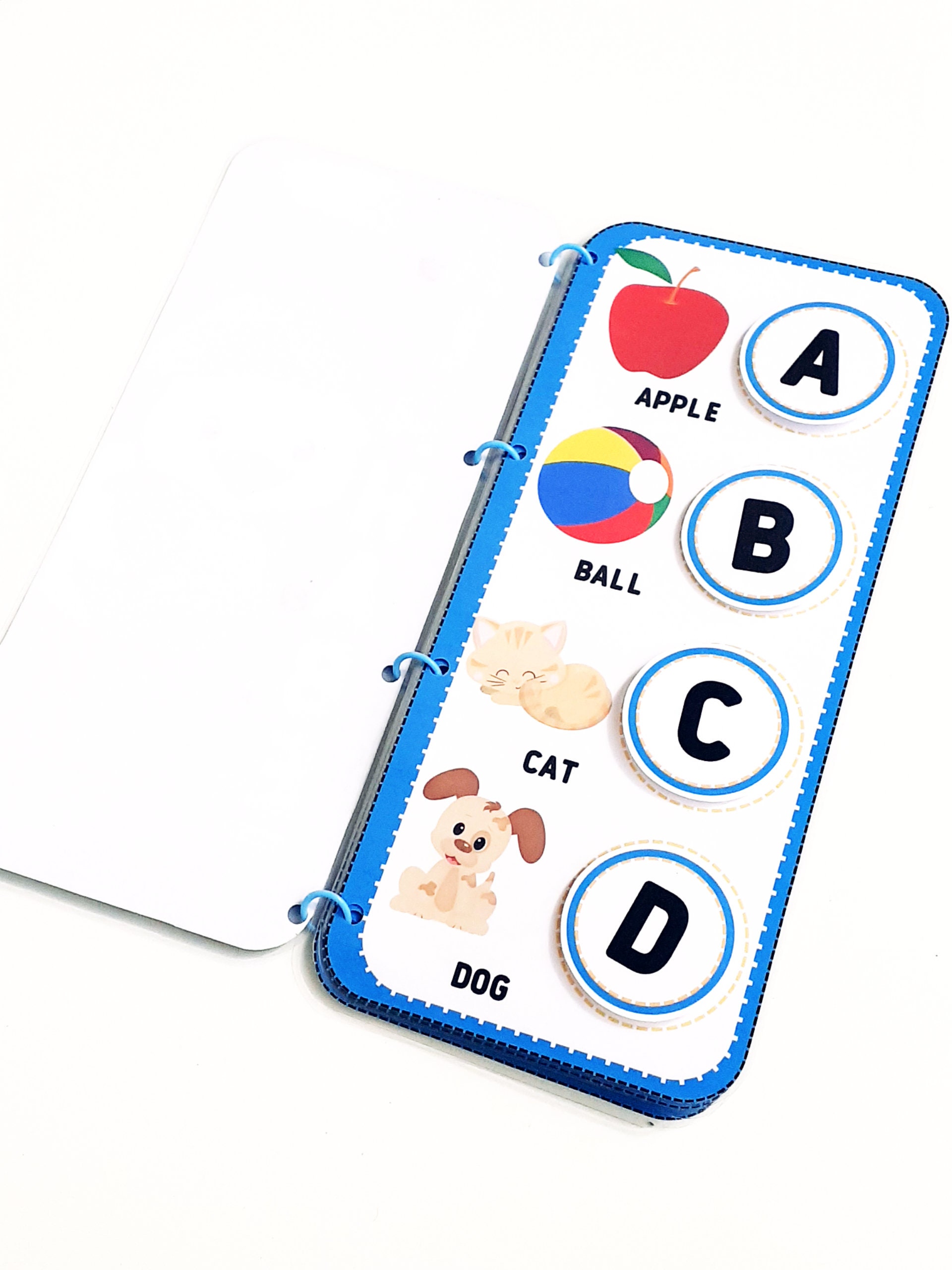 Alphabet Busy Book, Printable Alphabet Game, Activity Kids, Alphabet ...