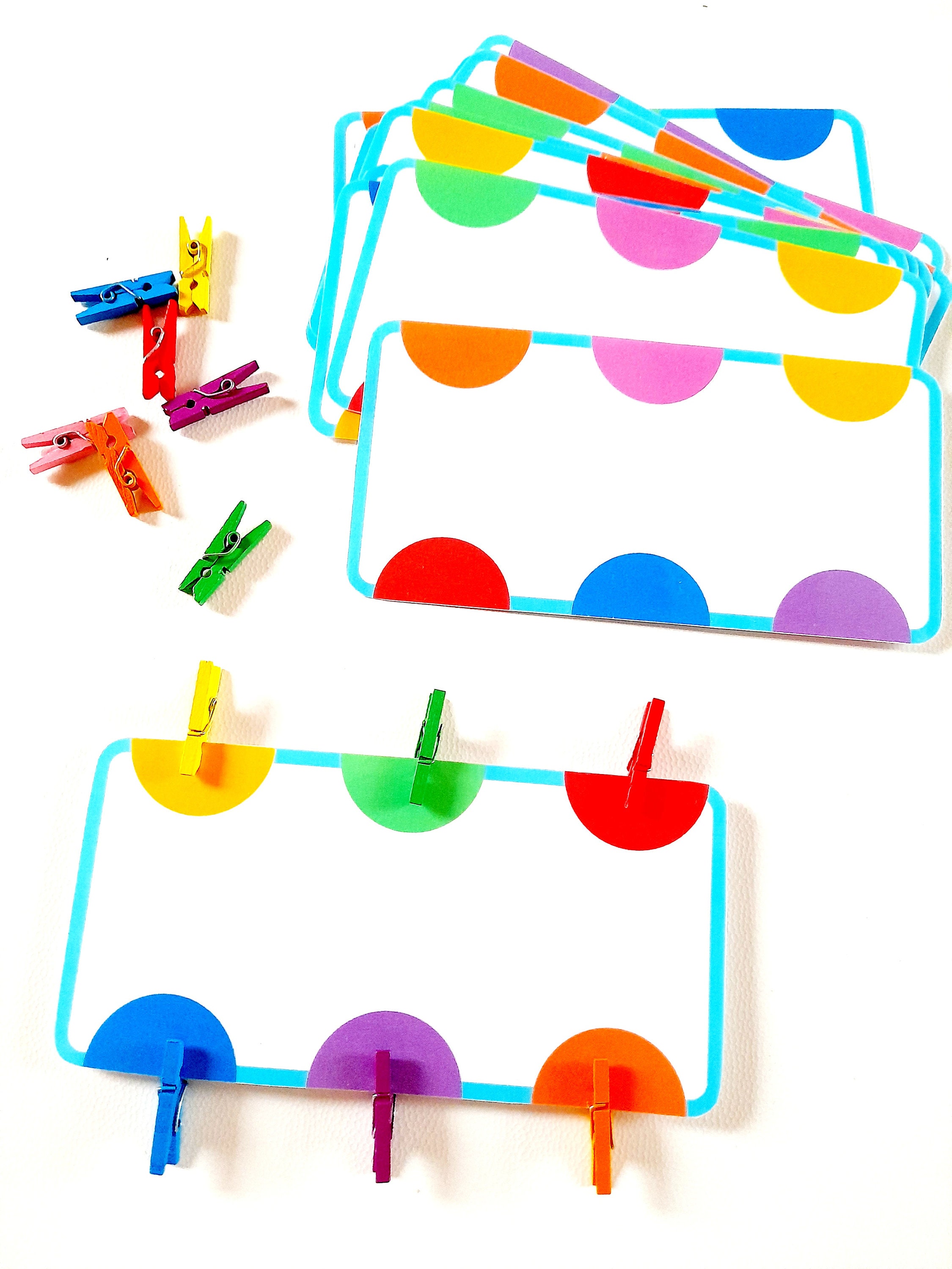 Color Matching Activity for Toddlers and Preschoolers - Etsy