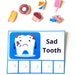 Sad and Happy Tooth, Dental Health Printable Worksheet for Toddlers ...