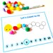 Caterpillar Counting Activity Numbers 1 to 10 Count for Kids (Instant ...