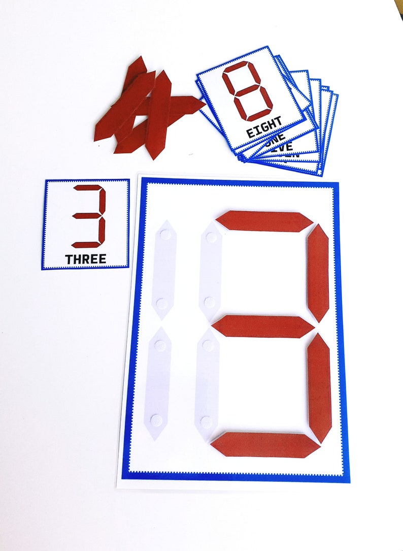 Learn Numbers 1 to 10 Digital Numbers 1 to 10 Number - Etsy