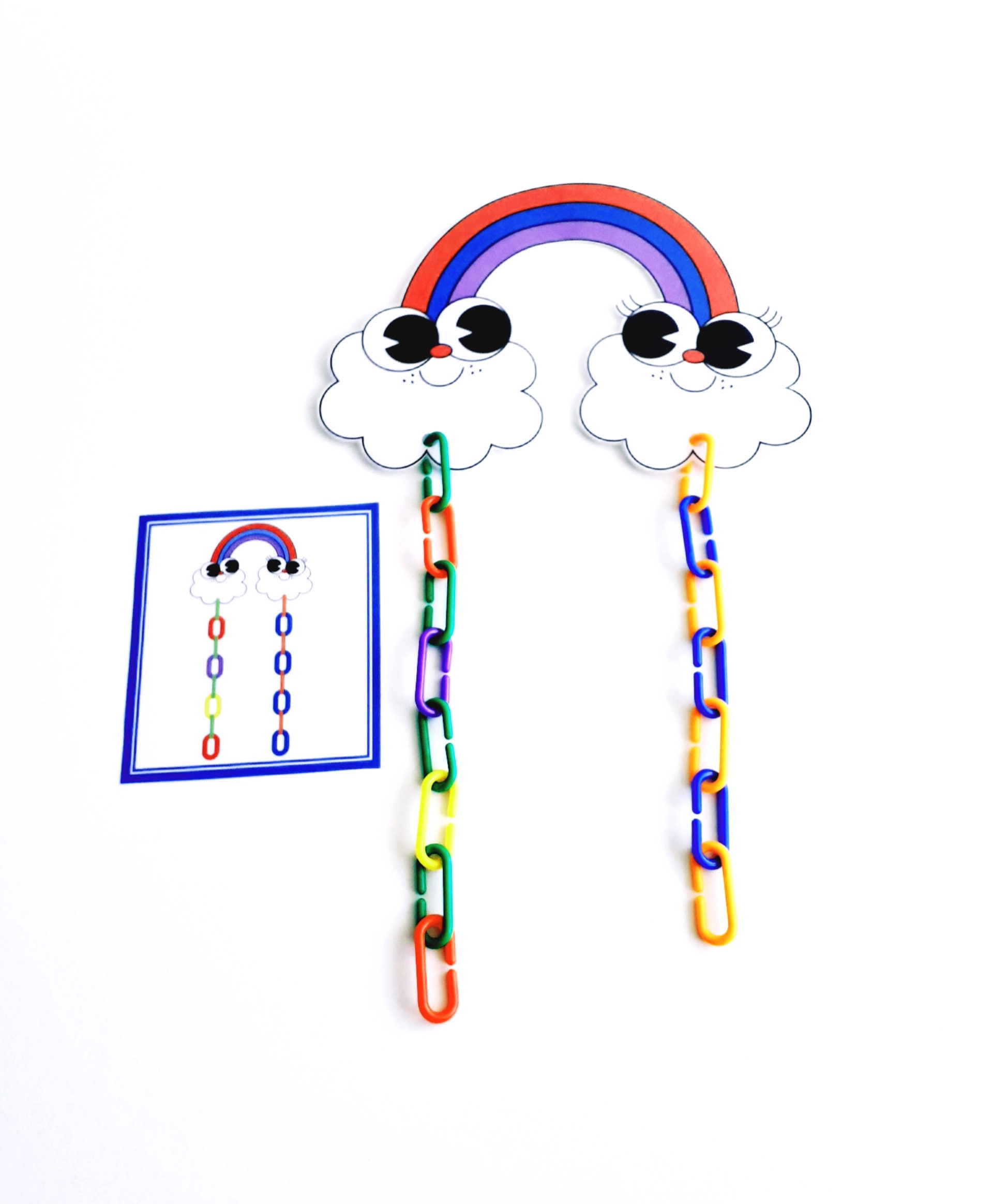 Rainbow Pattern Activity and Fine Motor Skills - Etsy