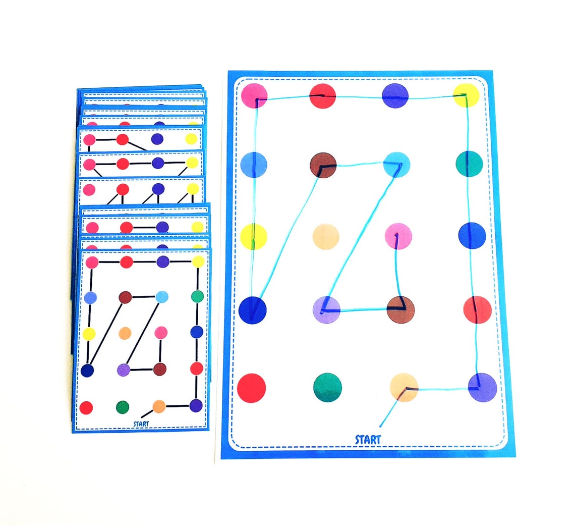 Copy the Pattern Printable Pattern Activity for Toddlers - Etsy