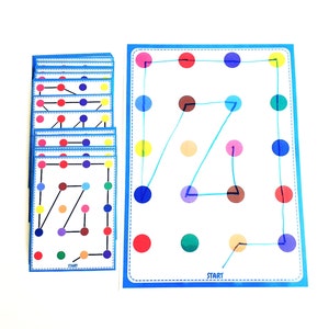 Copy the Pattern, Printable Pattern Activity for Toddlers - Etsy